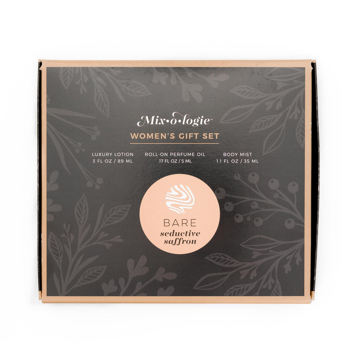 Bare (Seductive Saffron) Gift Set Trio Box | MIXOLOGIE