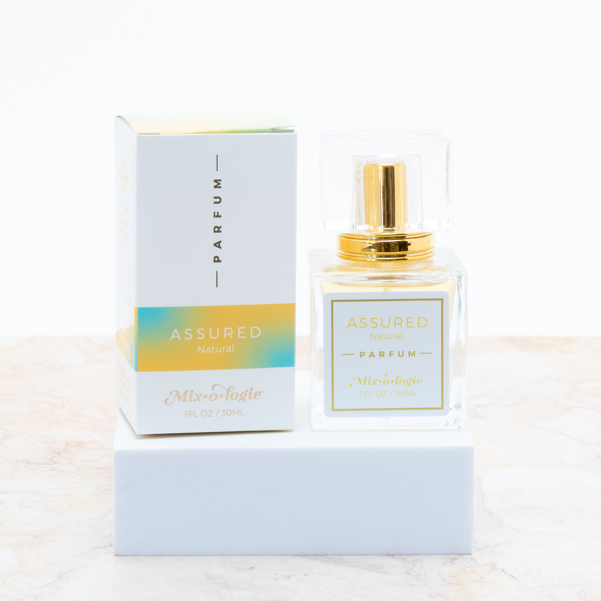 Assured (Natural) | Parfum Spray 30 mL Cube – MIXOLOGIE
